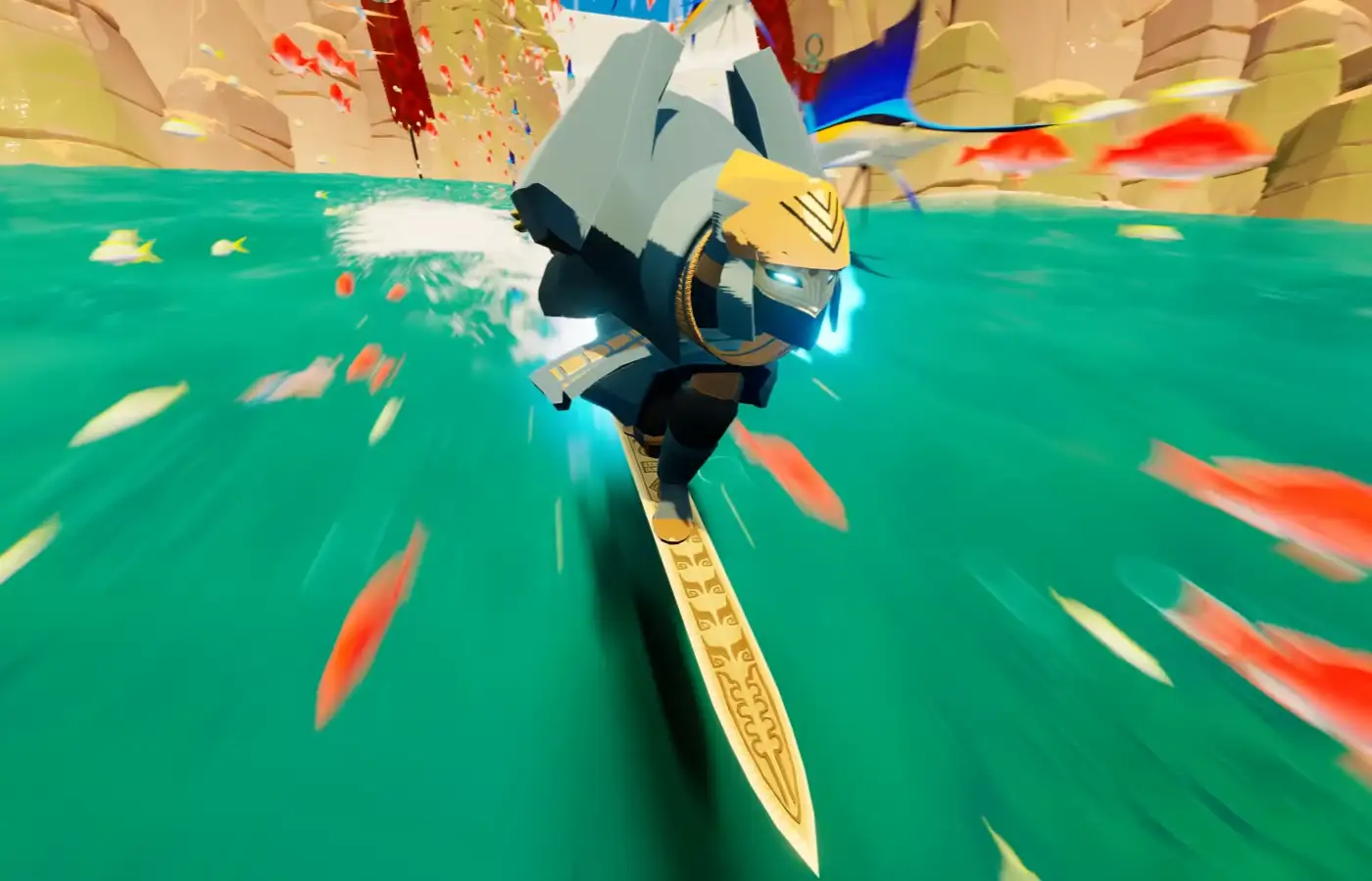 Sword of the Sea Review: Stunning Worlds, Smooth Rides, Small Flaws ...